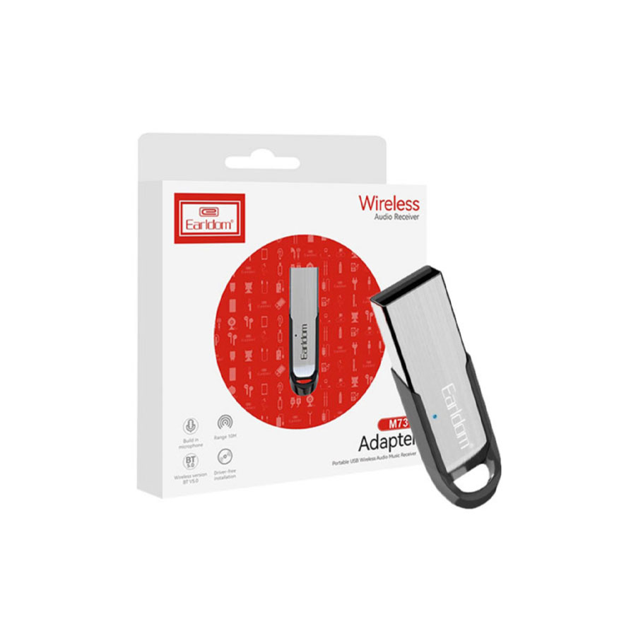 دانگل بلوتوث ارلدام مدل ET-M73 - فروشگاه اینترنتی بی وان